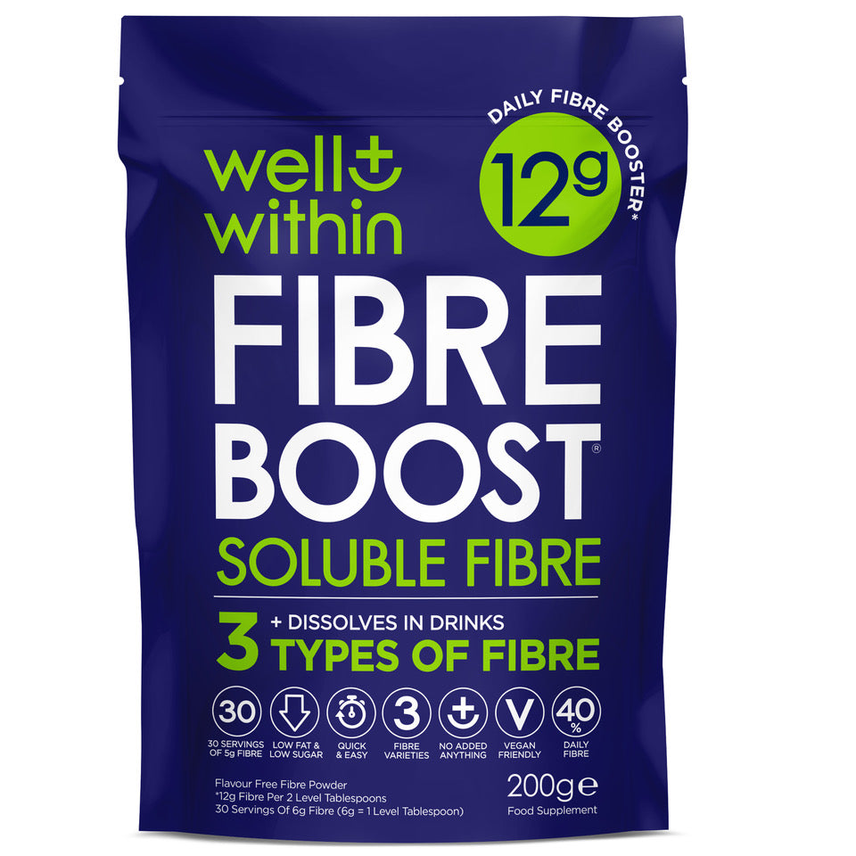 Well Within Dietary Fibre Supplement - Daily Fibre Intake 10g Boost ...